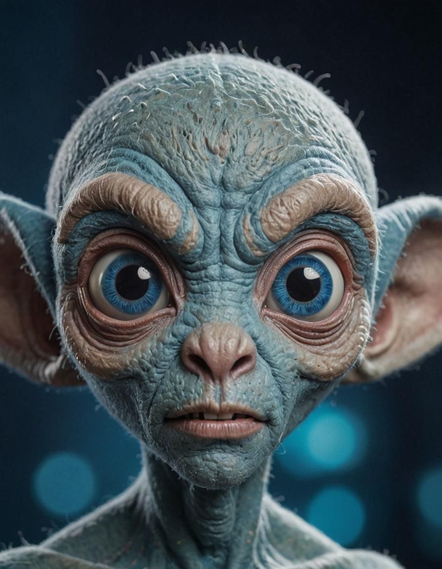 felt alien - AI Generated Artwork - NightCafe Creator