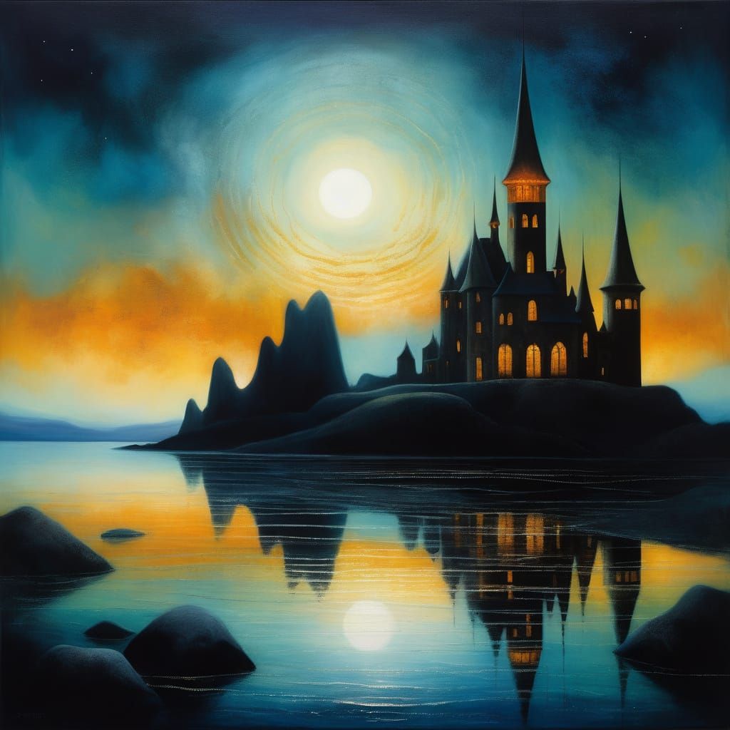 Mystical Spires Rise From A Dreamlike Ocean