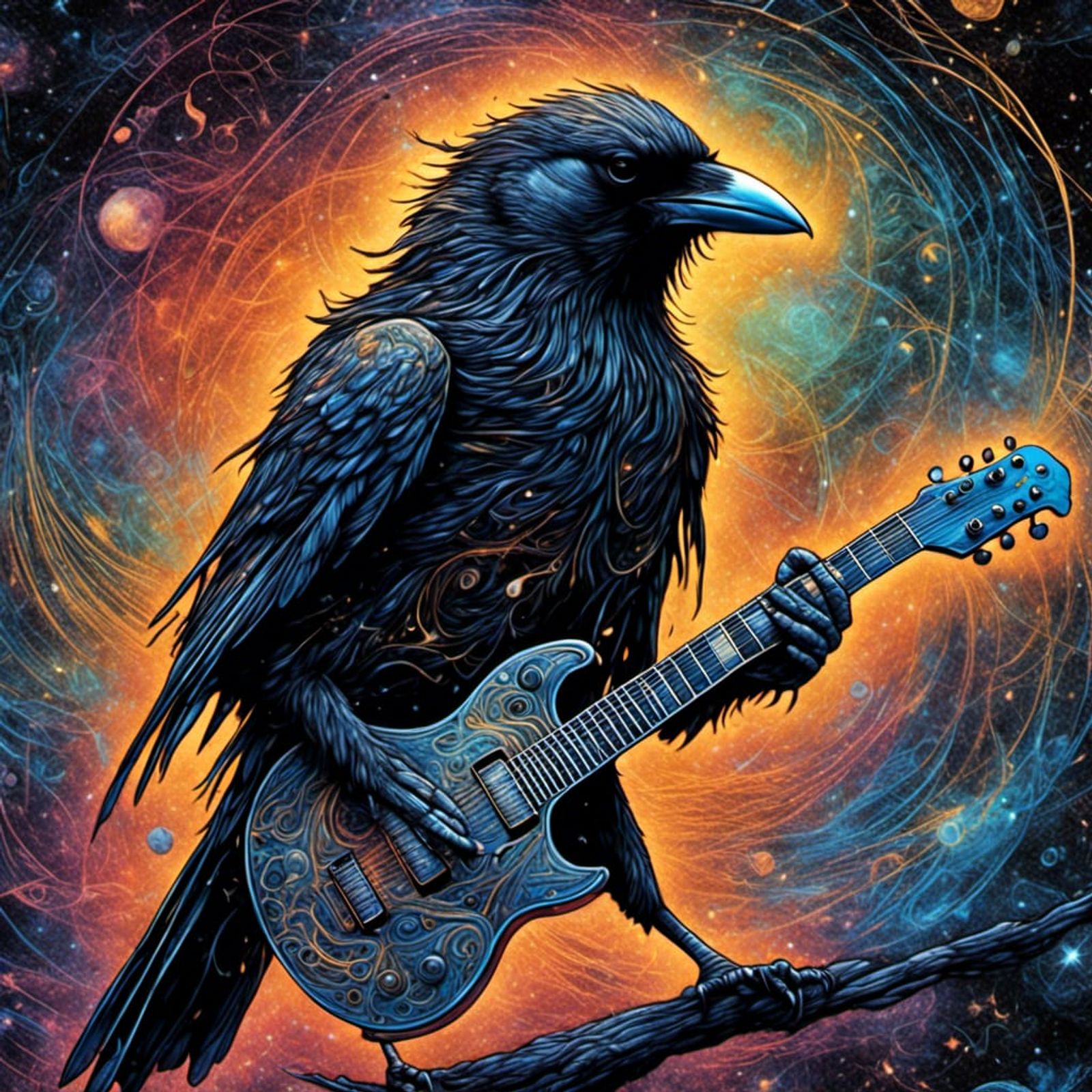 CROW DADDY THE STANCE sdv - AI Generated Artwork - NightCafe Creator