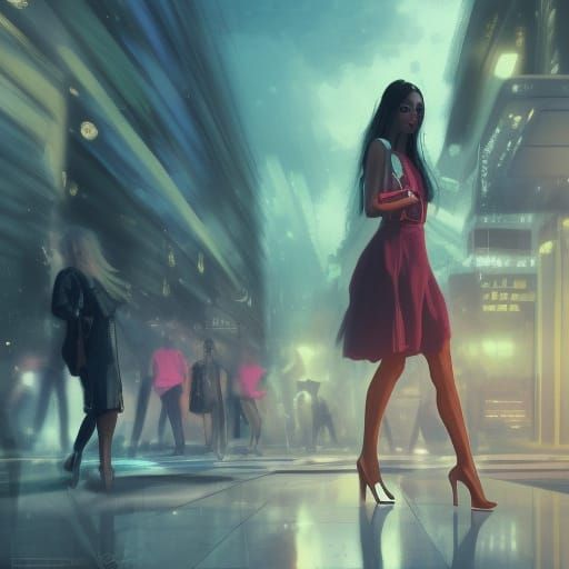 City Nights - AI Generated Artwork - NightCafe Creator