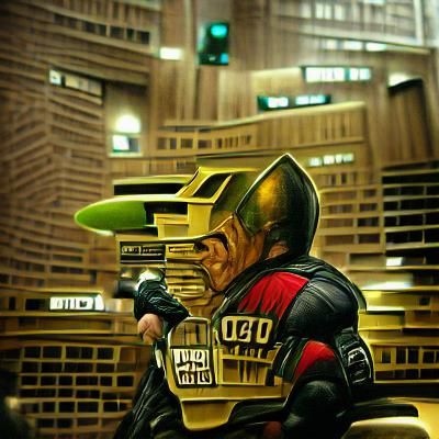 Judge dredd star trek - AI Generated Artwork - NightCafe Creator