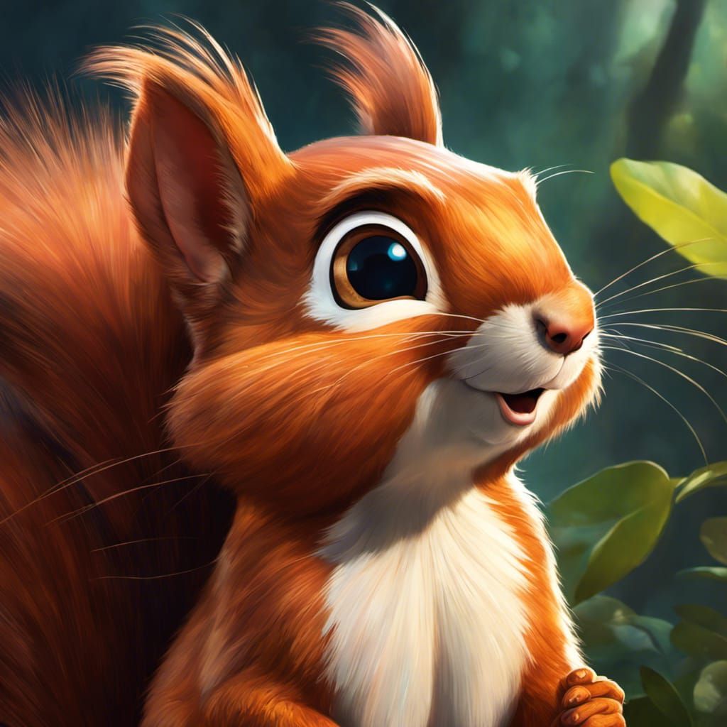 Squirrel - AI Generated Artwork - NightCafe Creator