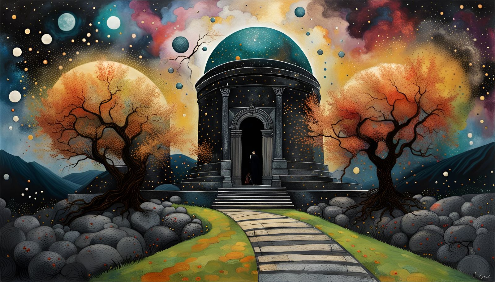 Rocky road to the D-Rider temple at the edge of time of brainstorm - AI ...