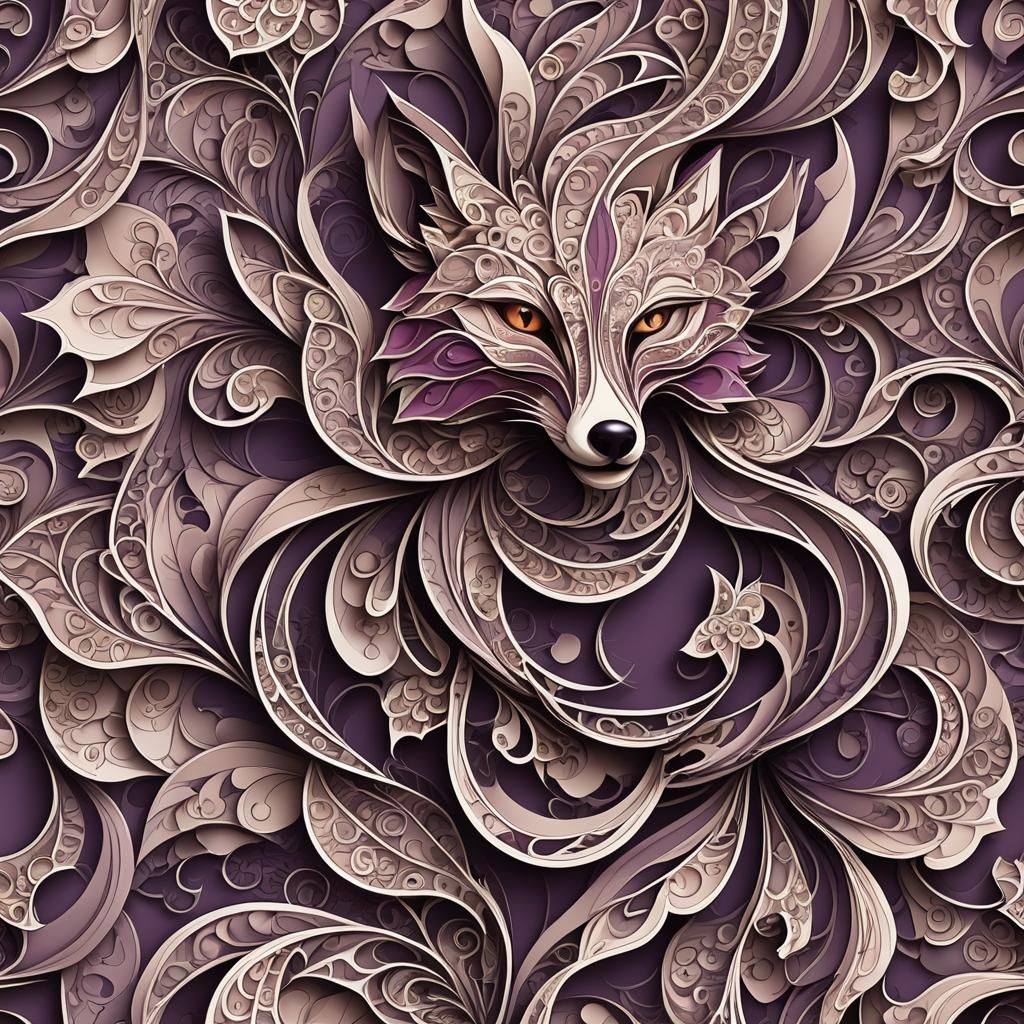 Plum Fox - AI Generated Artwork - NightCafe Creator
