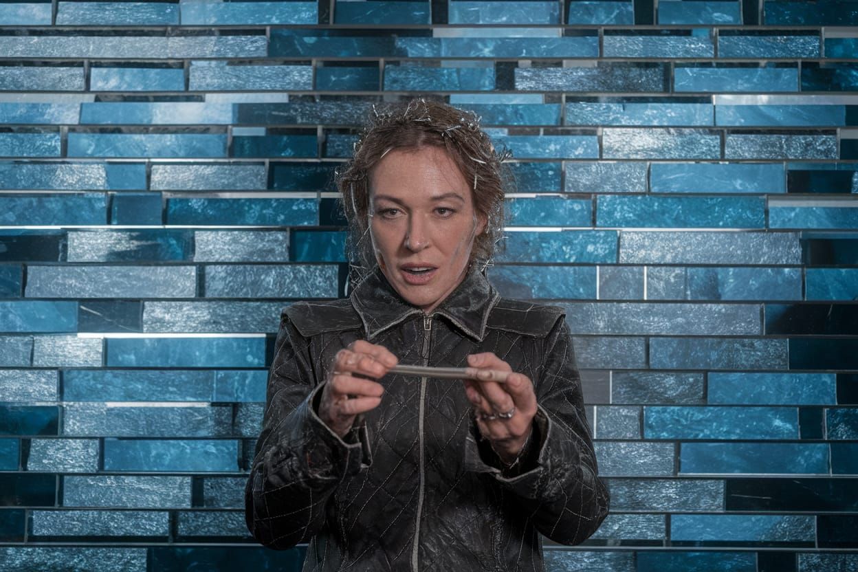 Nobody Listens Through Deluded Sci-Fi Silverpoint Sci-Fi Stained Glass ...