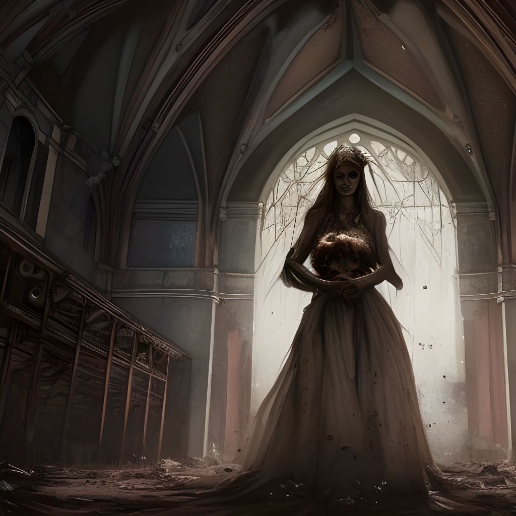 Undead Bride - AI Generated Artwork - NightCafe Creator