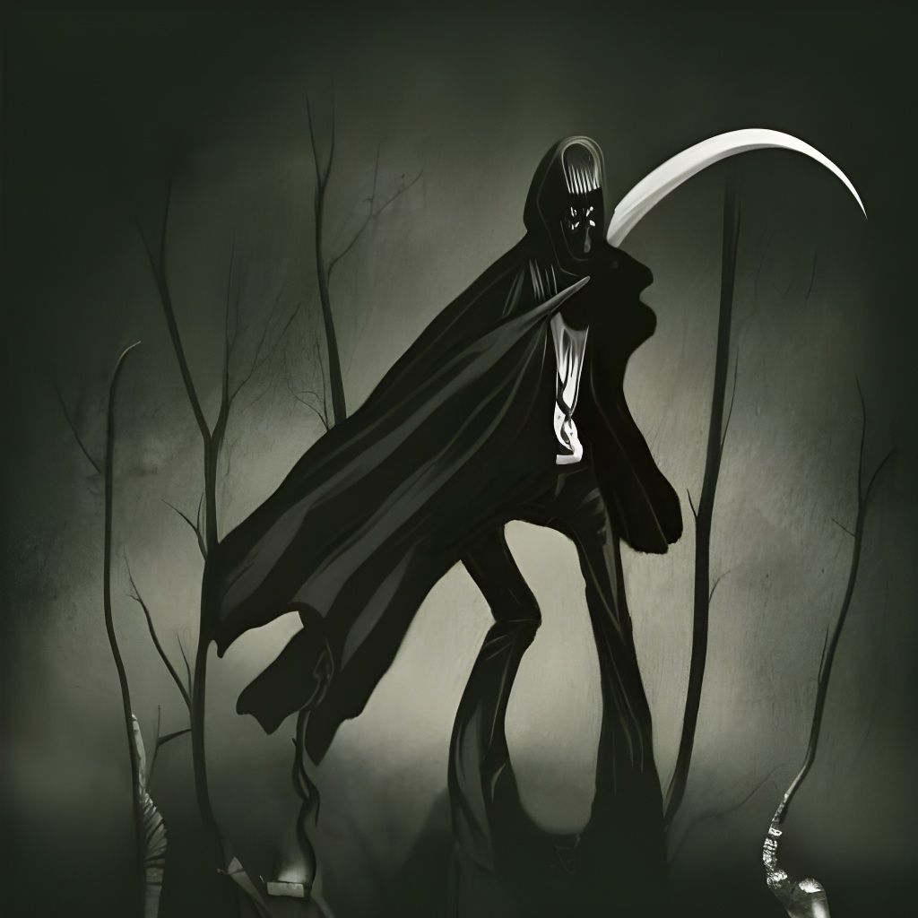 (Don't fear) the reaper gothic art mysterious - AI Generated Artwork ...