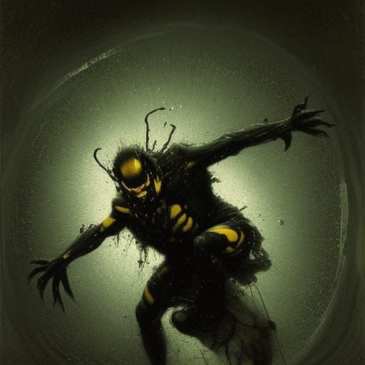 Bumble bee BreakDancer - AI Generated Artwork - NightCafe Creator