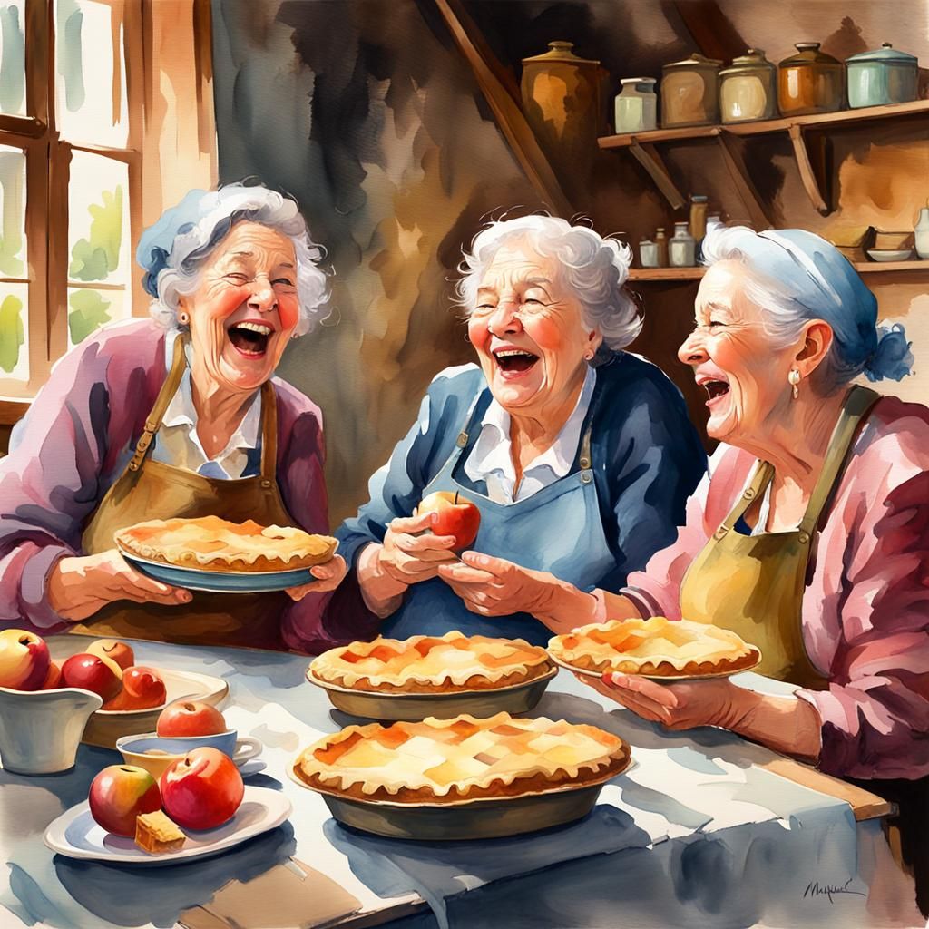 Happy Chatter - AI Generated Artwork - NightCafe Creator