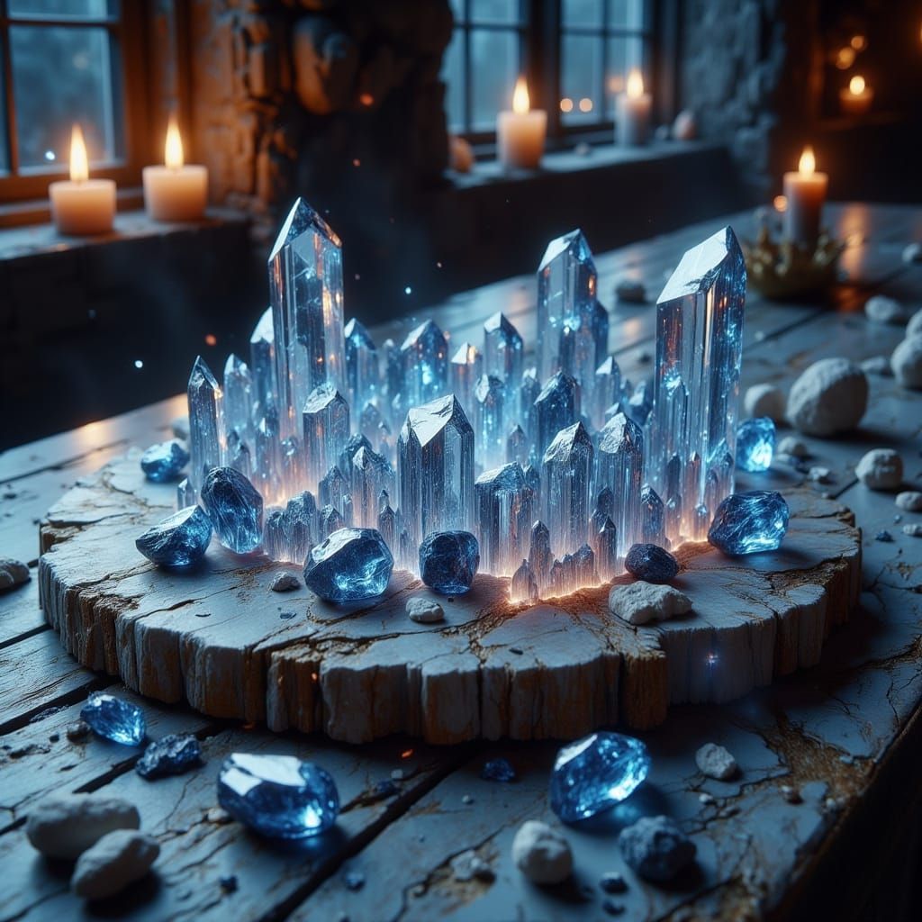 Raw matrix of Shining Sapphire and Stone