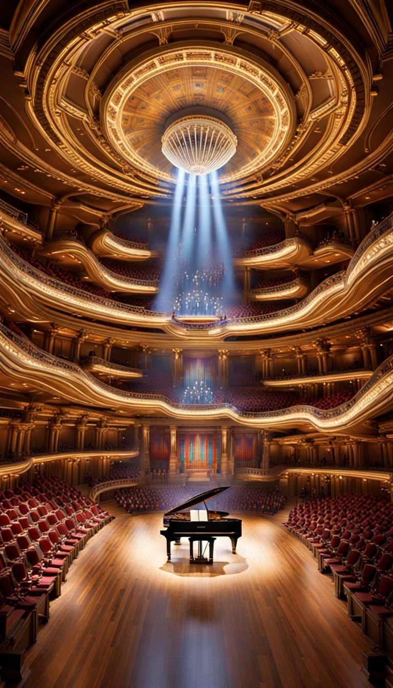A magnificent concert hall - AI Generated Artwork - NightCafe Creator