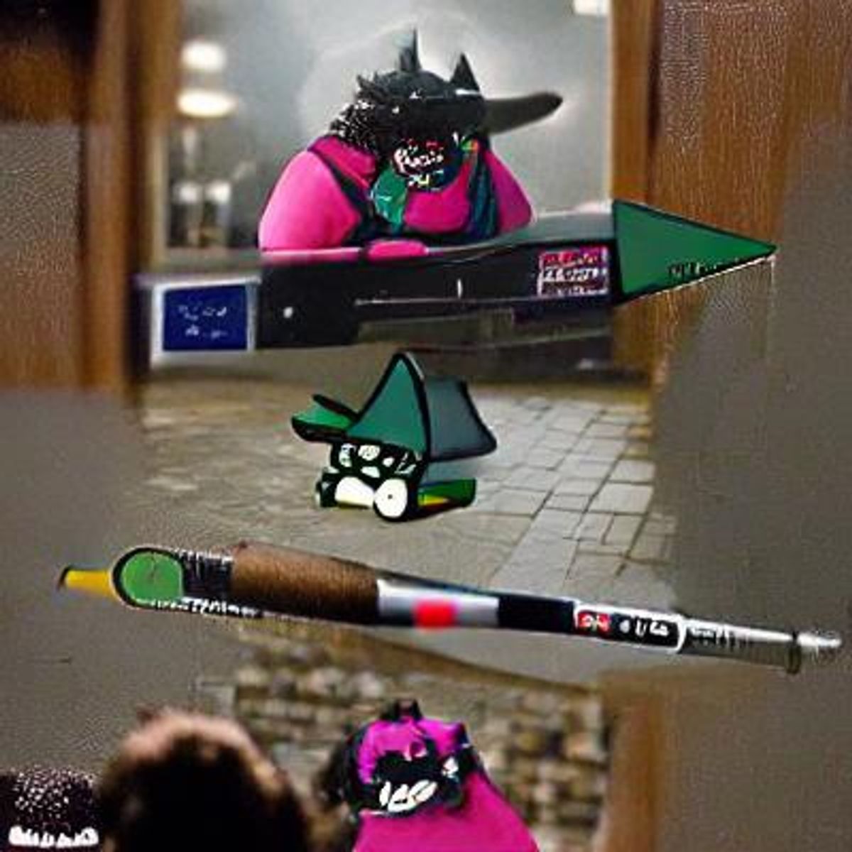 Ralsei chuffin back a fat dart - AI Generated Artwork - NightCafe Creator