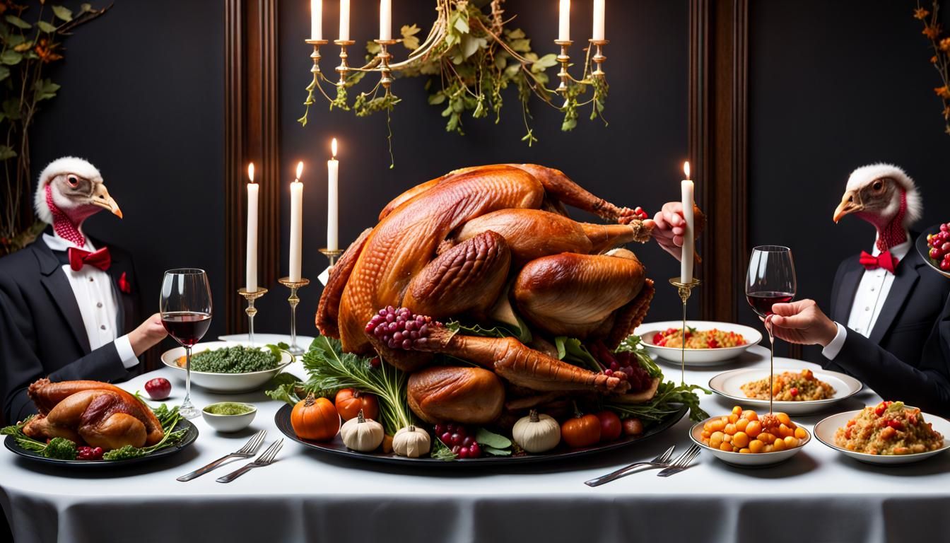 Turkey Dinner #2 - AI Generated Artwork - NightCafe Creator