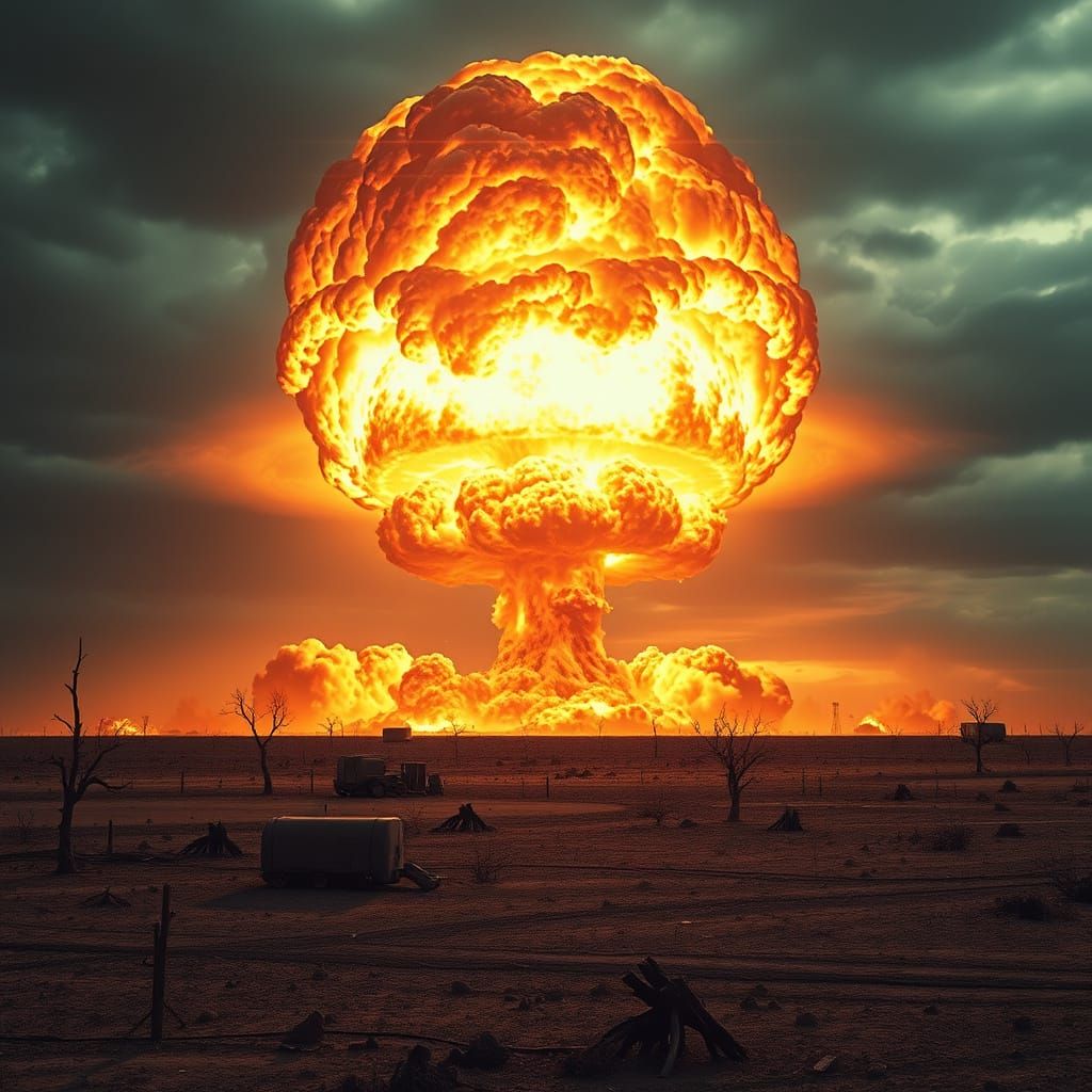 Nuclear explosion - Dramatic Nuclear Explosion in Hyperreali...