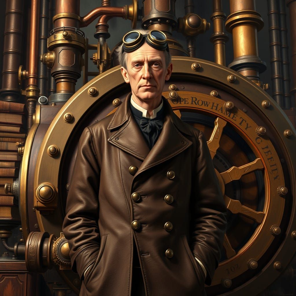the steampunk woodrow wilson - Steampunk Woodrow Wilson Stan...