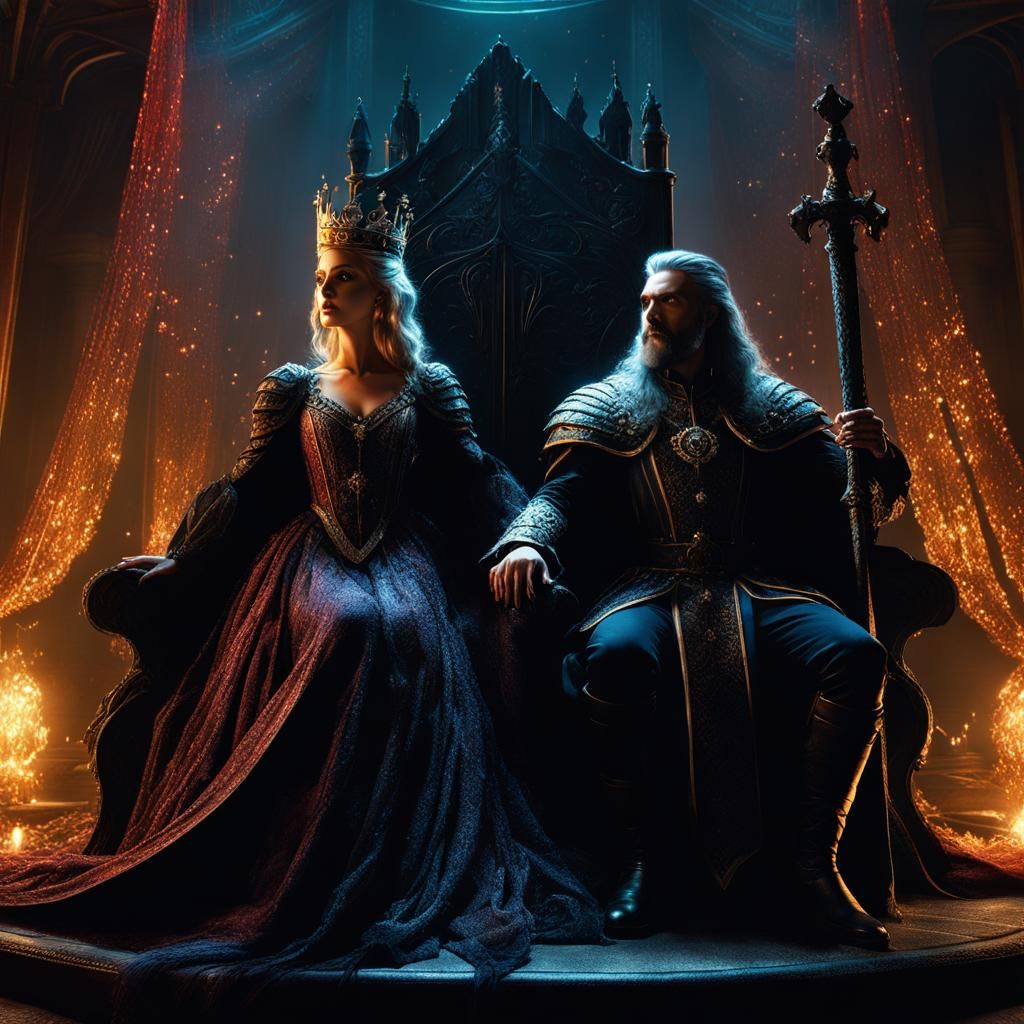 King and Queen - AI Generated Artwork - NightCafe Creator