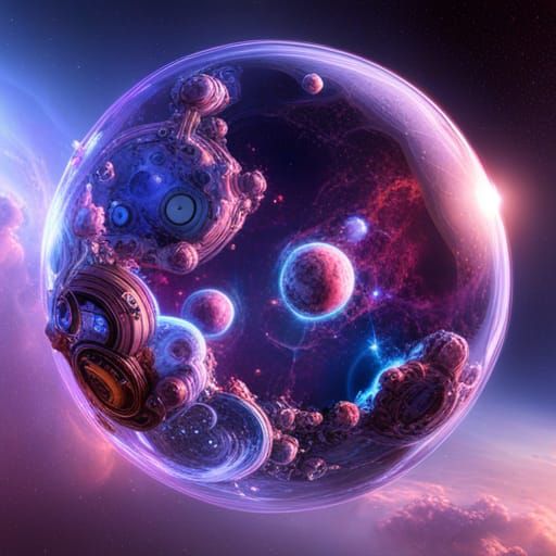 Nebula Bubble vol.5 - AI Generated Artwork - NightCafe Creator