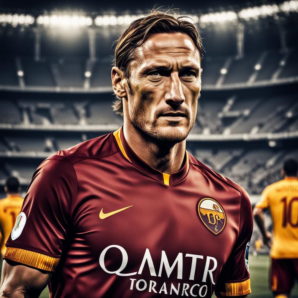 Totti the Captain - AI Generated Artwork - NightCafe Creator