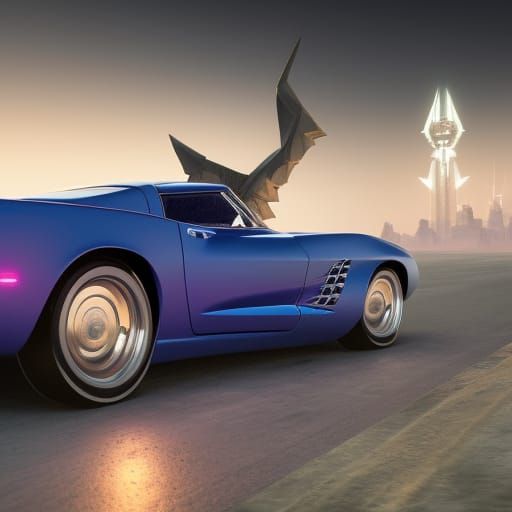 1950s Corvette - AI Generated Artwork - NightCafe Creator