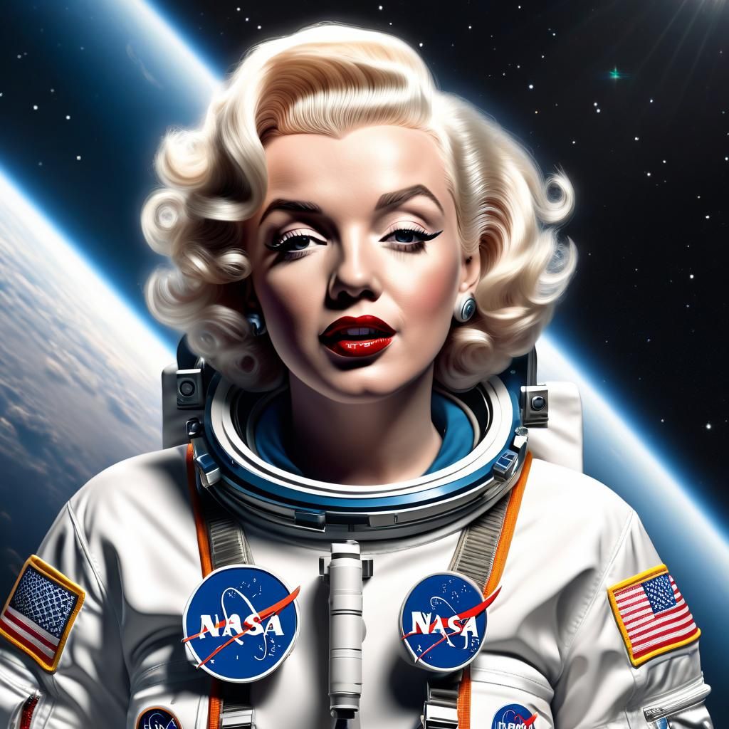 M. M. in Space - AI Generated Artwork - NightCafe Creator