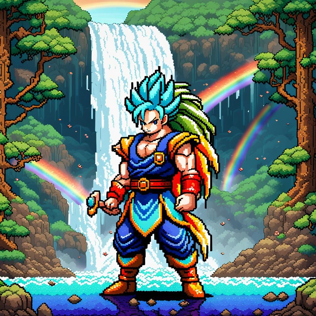 Pixel Hero - AI Generated Artwork - NightCafe Creator