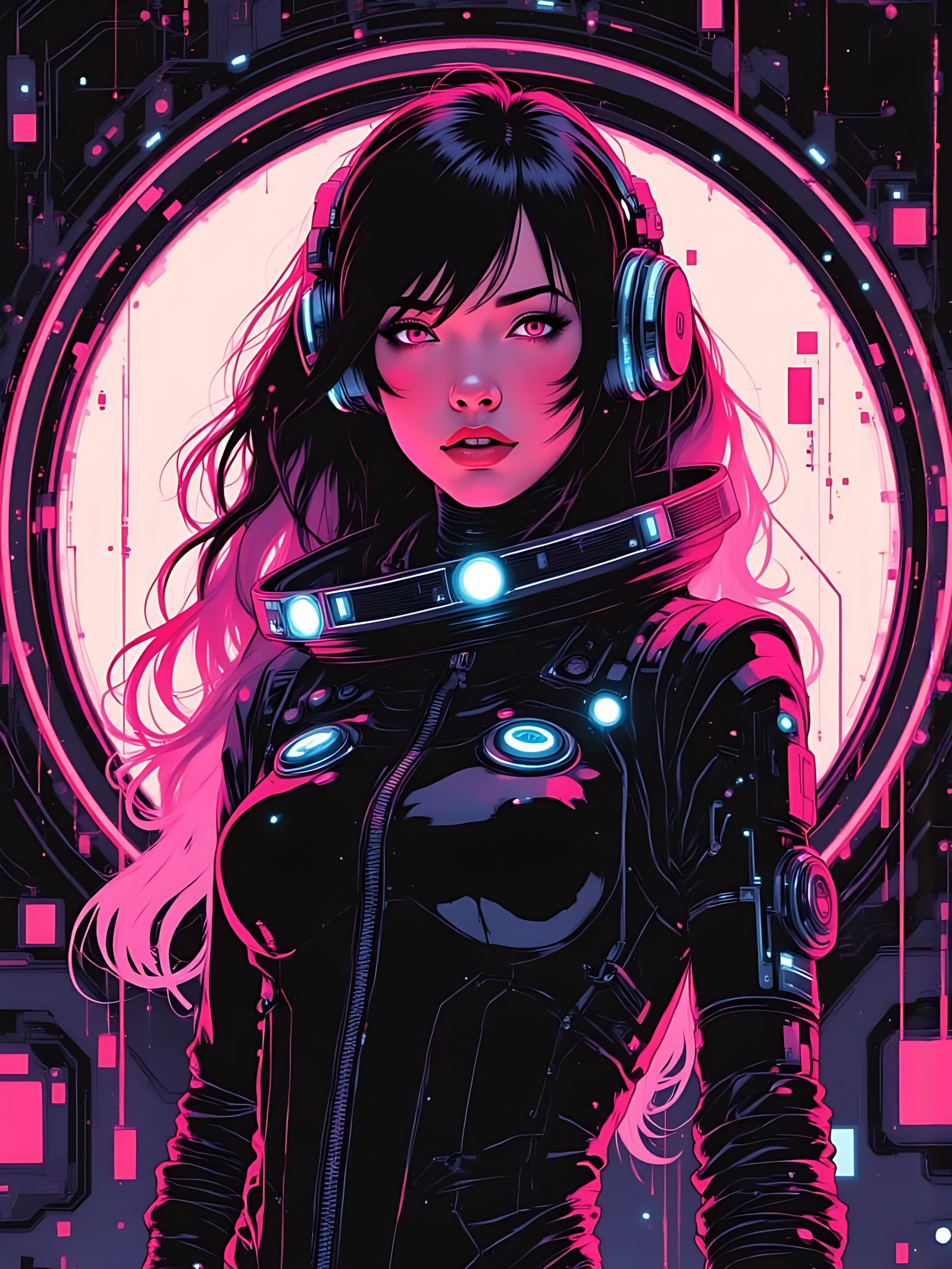 Neon Valkyrie of the Grid - Neon Valkyrie of the Grid