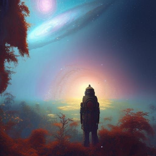 The Traveler - AI Generated Artwork - NightCafe Creator