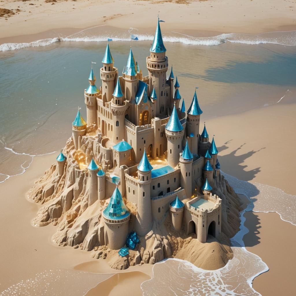 Now That's a Sand Castle! - AI Generated Artwork - NightCafe Creator