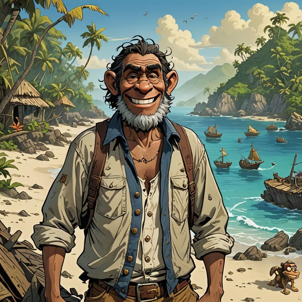 Herman Toothrot with shiny teeth 😁 - AI Generated Artwork - NightCafe ...