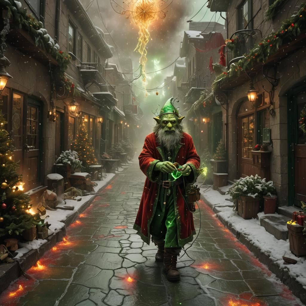 The Christmas Goblin - AI Generated Artwork - NightCafe Creator