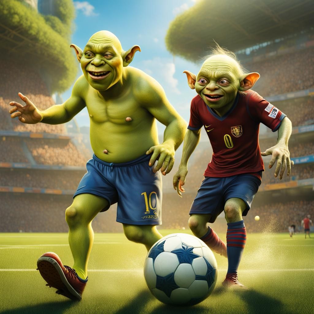 Football Ogre League - AI Generated Artwork - NightCafe Creator