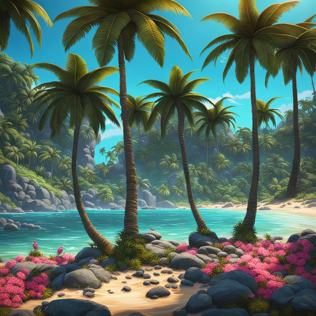 Neoch Lagoon - AI Generated Artwork - NightCafe Creator