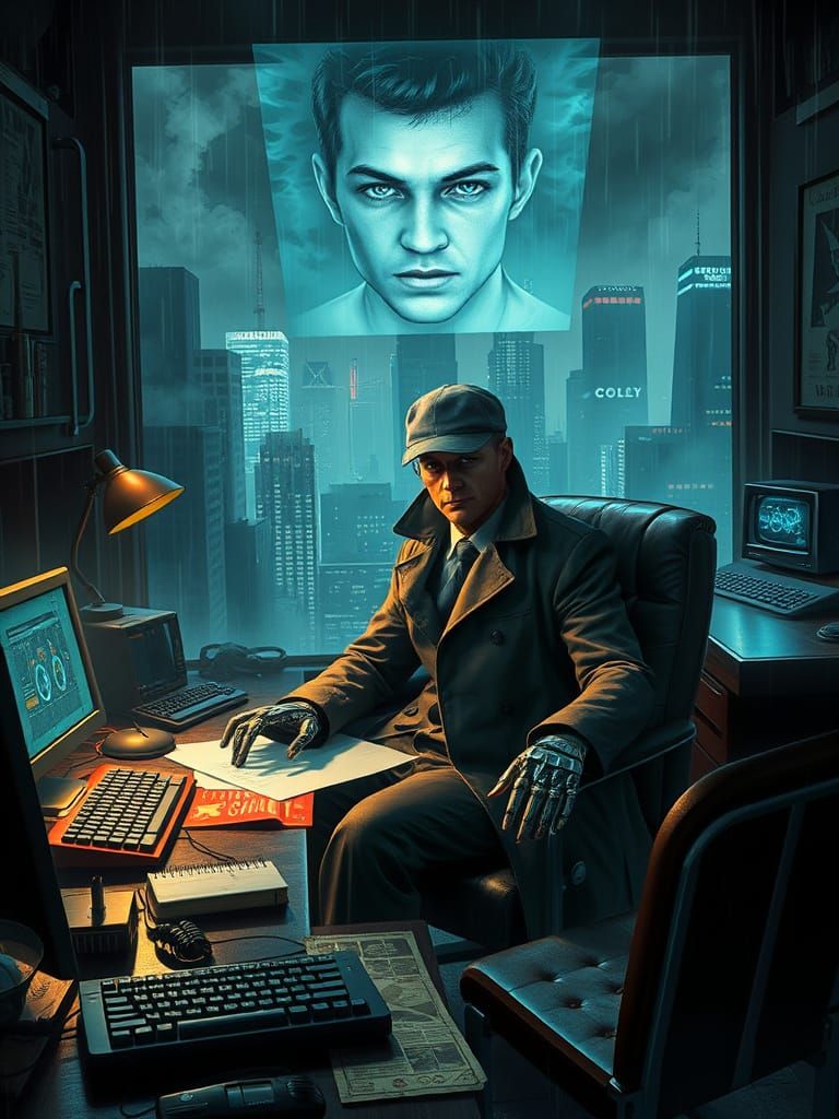 A private detective at work - A private detective at work