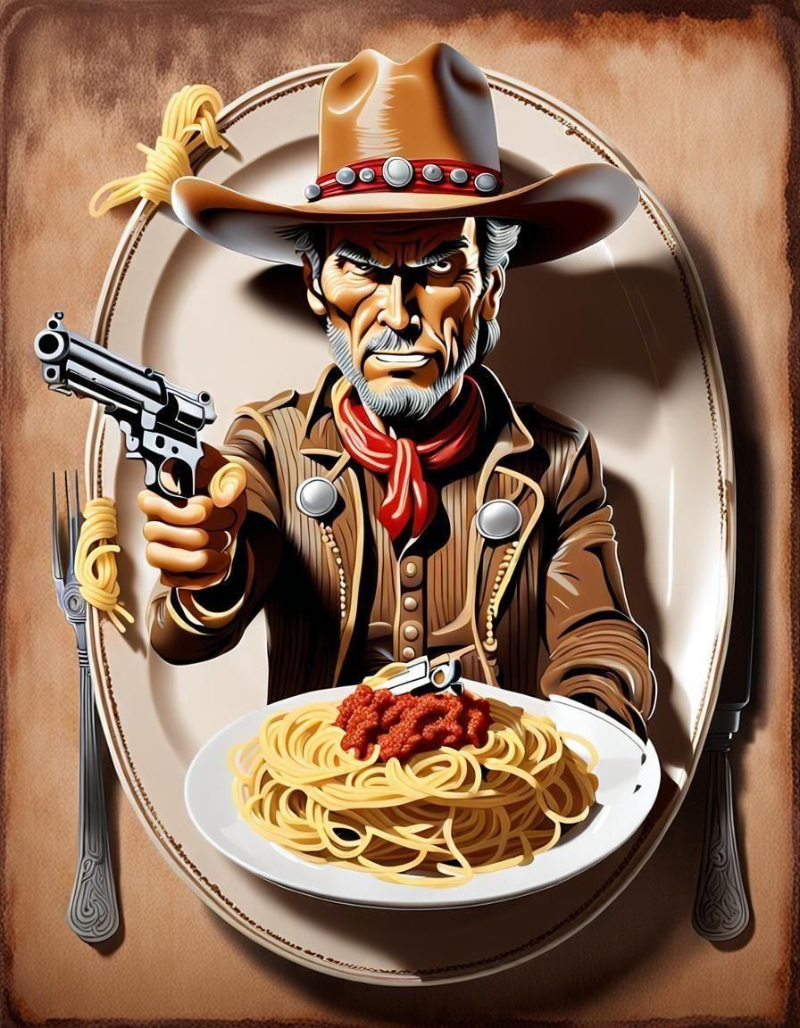 Western-Spaghetti? - AI Generated Artwork - NightCafe Creator