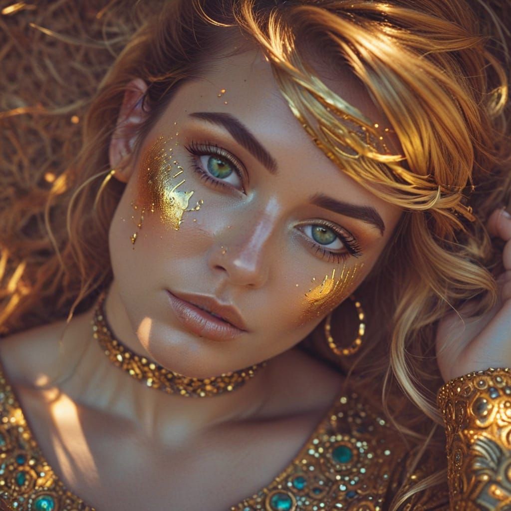 Gold - Lustrous Metallic Surface