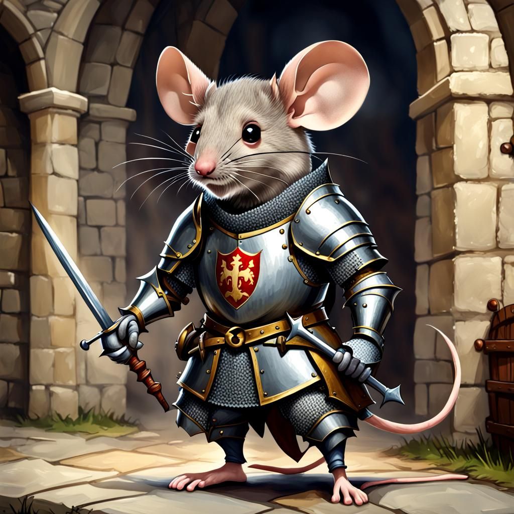A Medieval Mouse Knight - AI Generated Artwork - NightCafe Creator