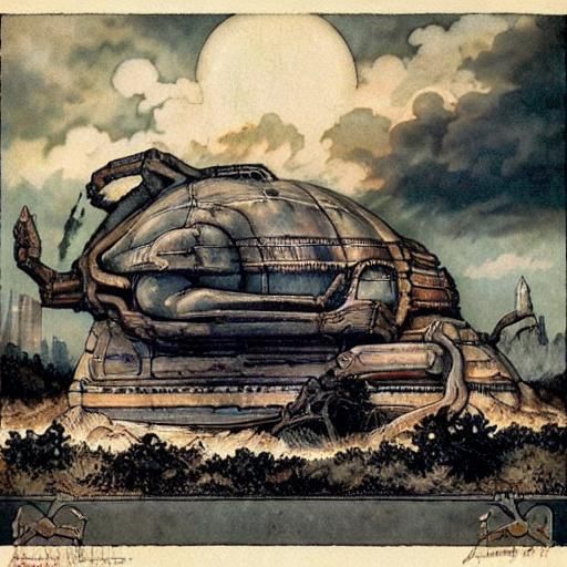 Postmodern landscape - AI Generated Artwork - NightCafe Creator