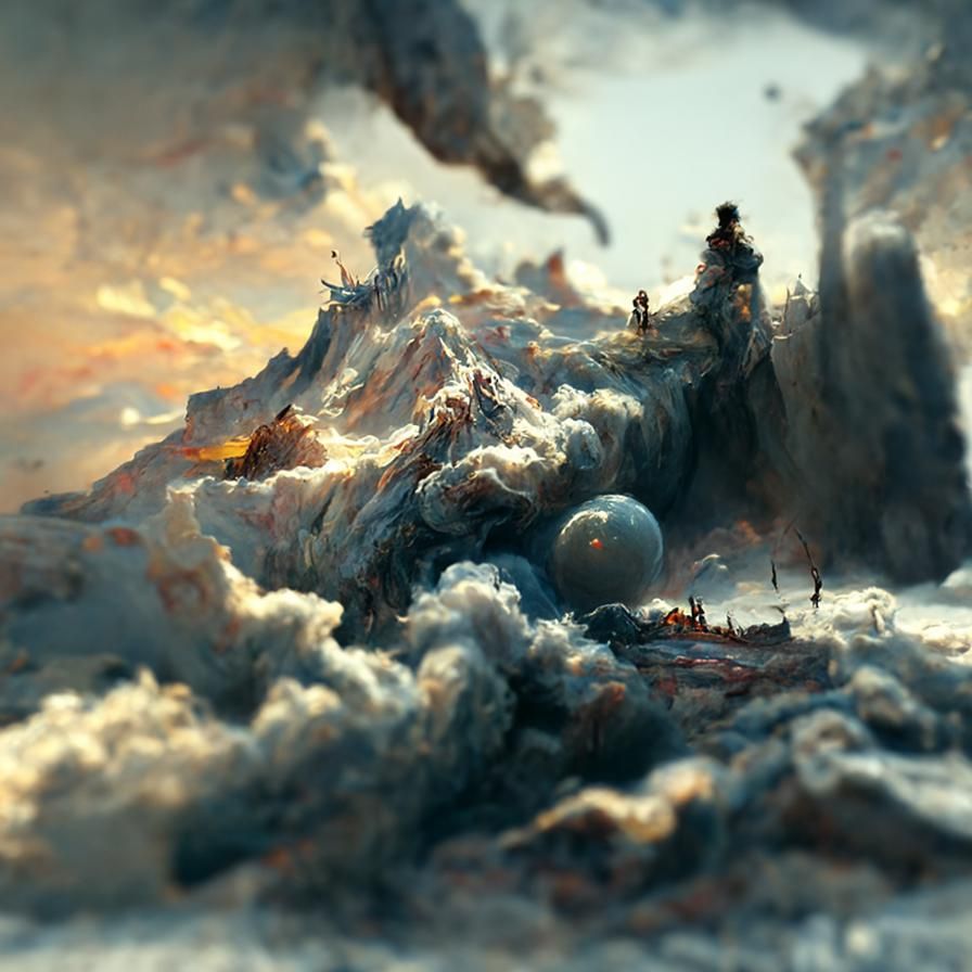 "The edge of the world" - AI Generated Artwork - NightCafe Creator
