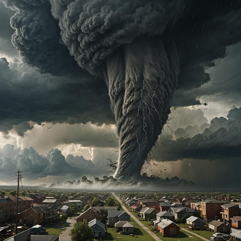 EF5 tornado Epic cinematic brilliant stunning intricate meticulously detailed dramatic ...