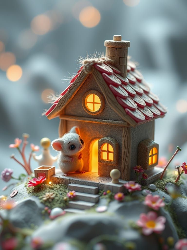 Tiny creature and its house - Tiny creature and its house