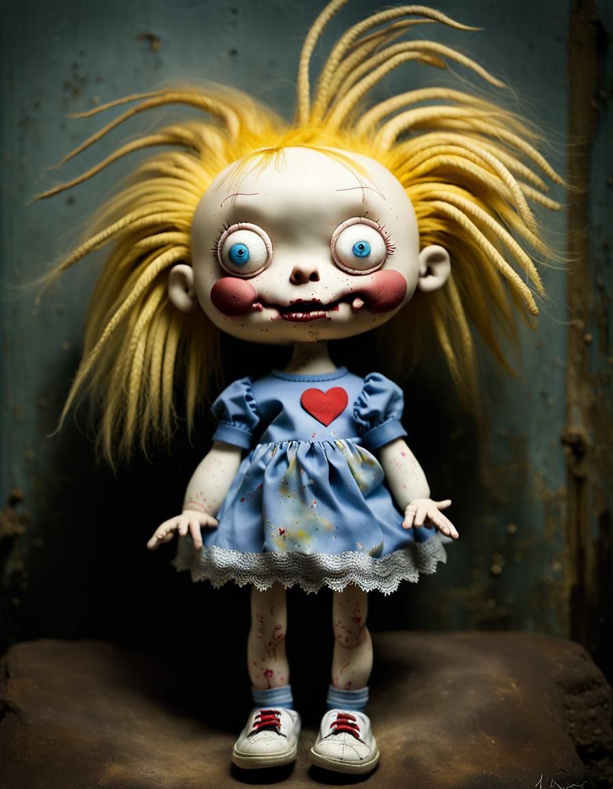 "Rugrats Angelica's ugly Cynthia Doll": photograph by Stephen Gammell ...