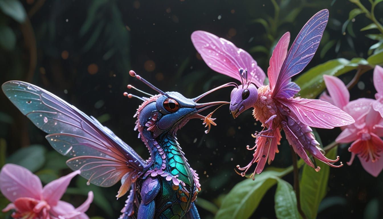 Where baby Orchid Mantises come from...