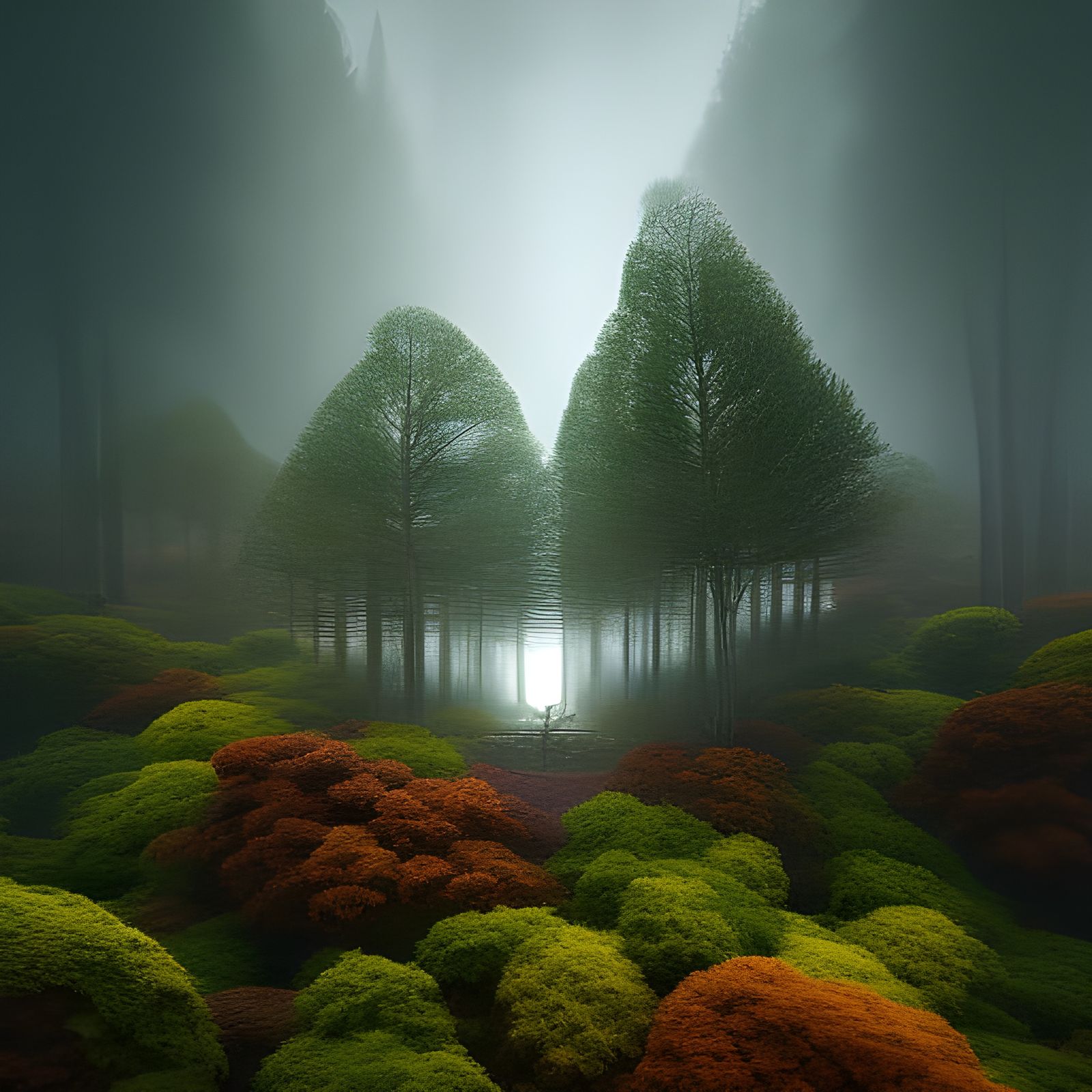 fog and mist - AI Generated Artwork - NightCafe Creator