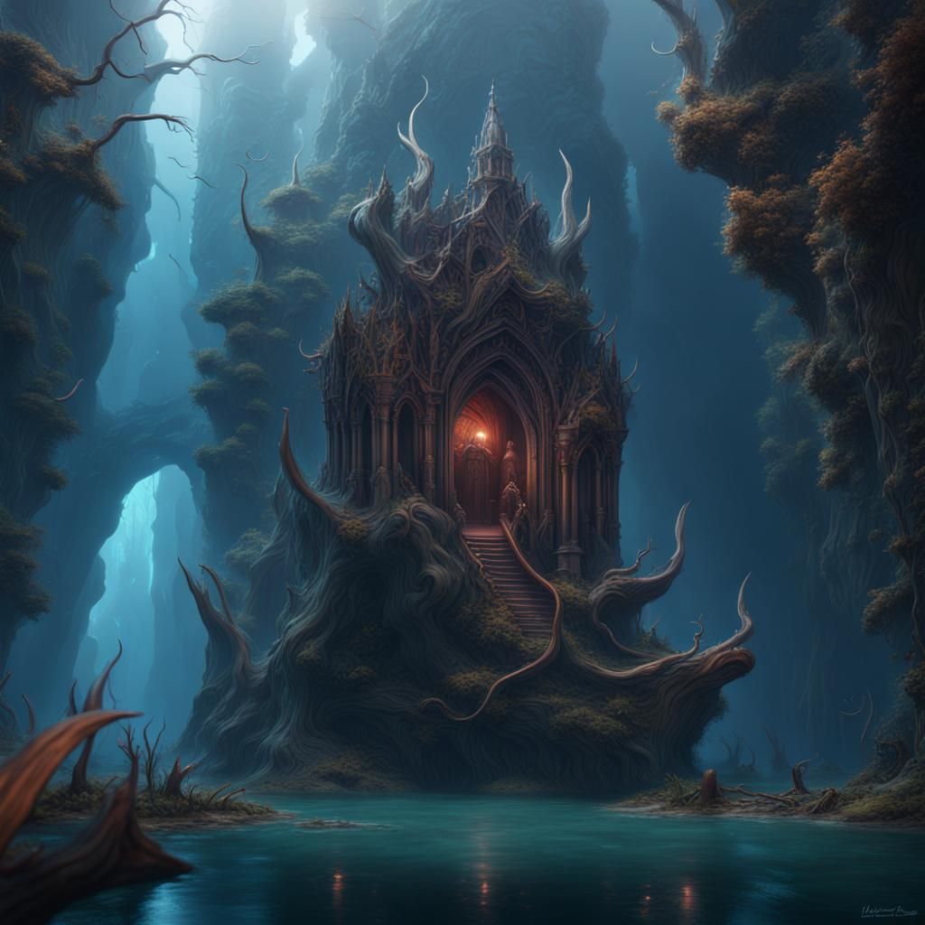 Magical Gate - AI Generated Artwork - NightCafe Creator