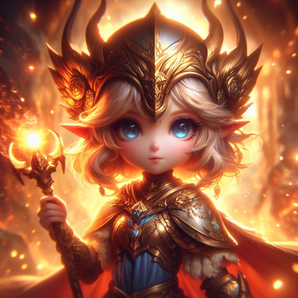 chibi valkyrie - AI Generated Artwork - NightCafe Creator