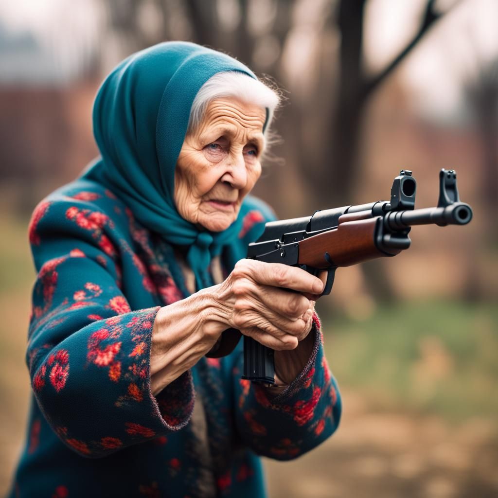 Sweet Old Babushka - AI Generated Artwork - NightCafe Creator