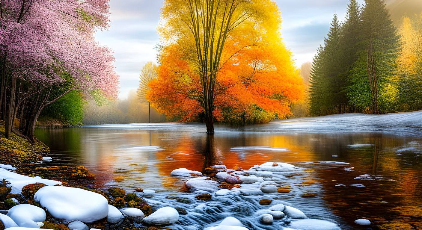 Four Seasons, photorealistic version - AI Generated Artwork - NightCafe ...