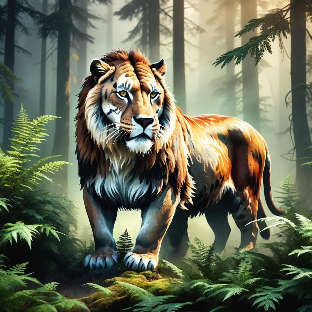 Smilodon - Ancient Forest Smilodon Supreme