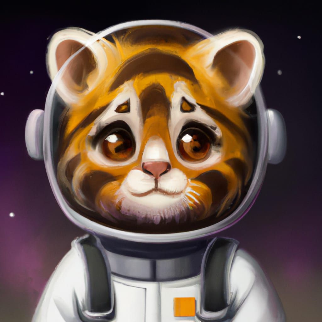 Astro tiger - AI Generated Artwork - NightCafe Creator