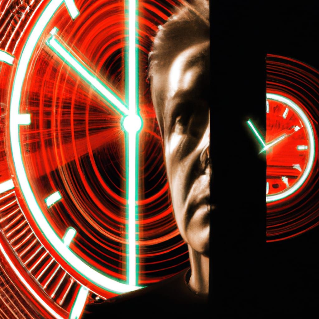 Chronoelectric time distortion warps a man - AI Generated Artwork ...